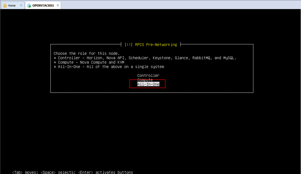 Openstack Lab On Vmware Workstation Setting Up The All In One Vm 4623